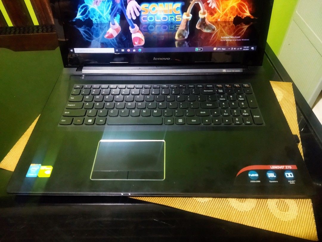 Lenovo Core i7 5th 8gb ram 256gb ssd Nvidia 17in Laptop on Carousell