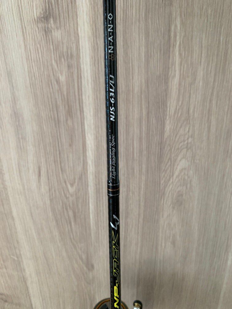 Light jigging setup: major craft NP Jack 63L/LJ with daiwa luvias airity 3000 XH, Sports ...