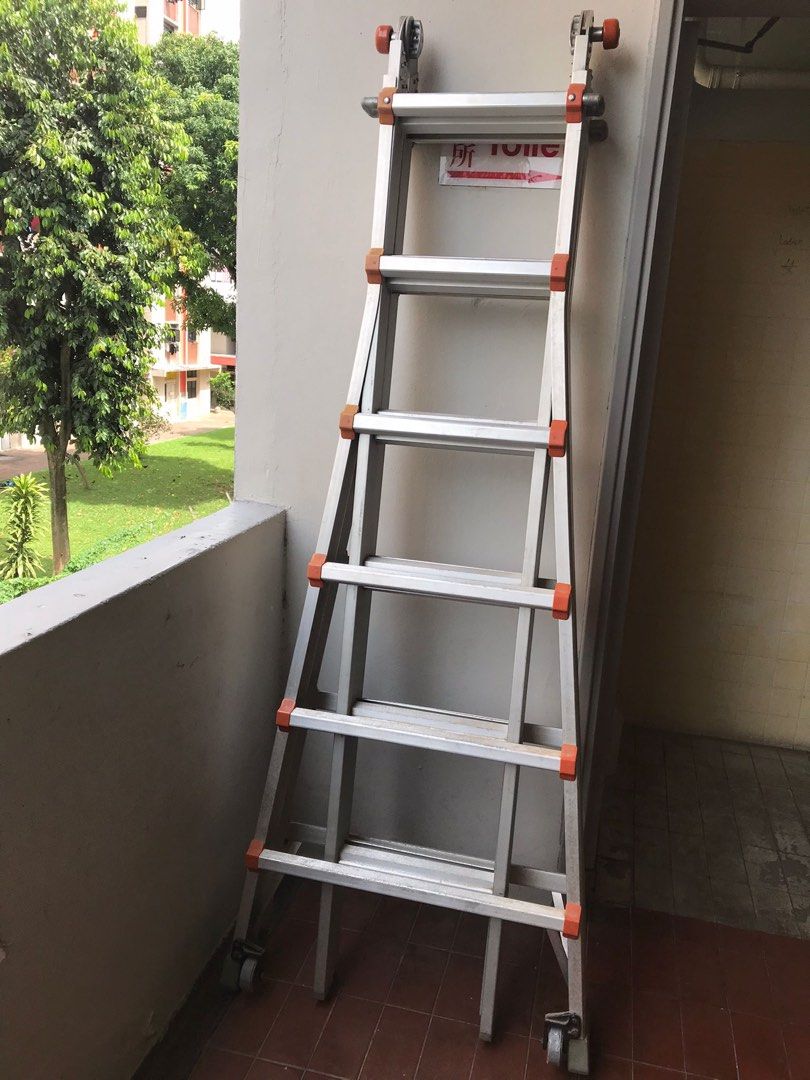 Little Giant Ladder Heavy Duty Industrial, Furniture & Home Living ...