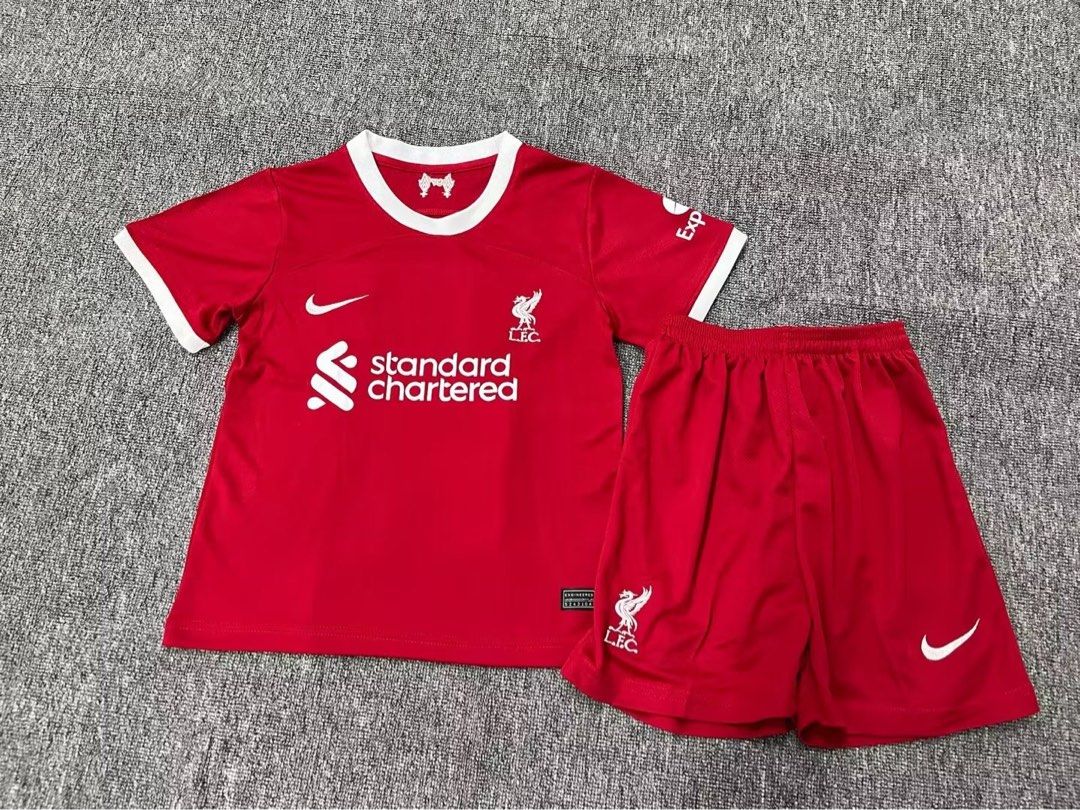 Liverpool kids Jersey set 23/24, Babies & Kids, Babies & Kids Fashion ...