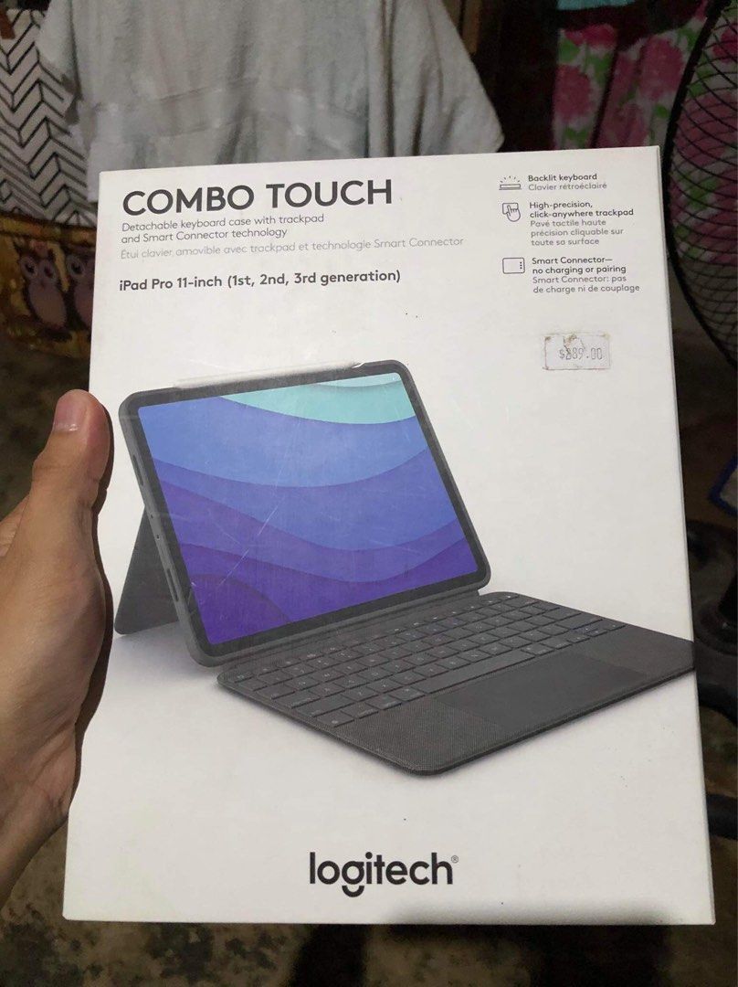 LOGITECH COMBOTOUCH IPAD KEYBOARD Fit for iPad pro 11 inch (1st, 2nd ...