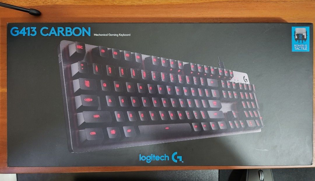 Logitech G413 Carbon Blue Switches, Computers & Tech, Parts ...