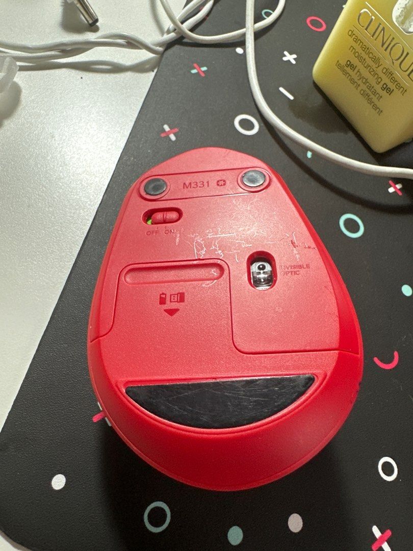 Logitech M331 Wireless Silent Plus Mouse With Rubber Grip Red Gadgets And It Computers And Tech