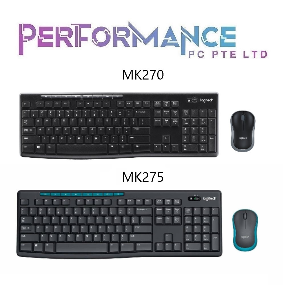 Logitech Mk270 Mk 270 Mk275 Mk 275 Wireless Keyboard And Mouse Combo For Windows Perfect For