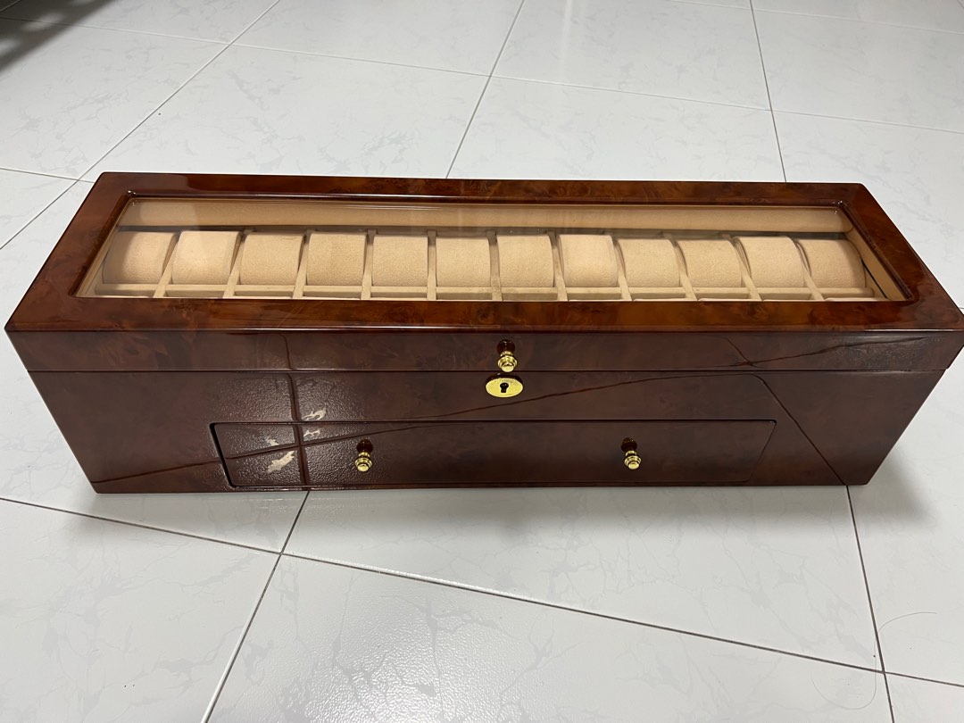 Luxury Watch Box (40 Slots), Men's Fashion, Watches & Accessories ...
