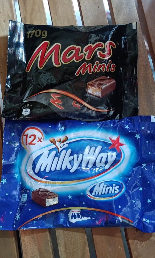 MARS, MILKYWAY, SNICKERS, TWIX, BOUNTY, ASSORTED on Carousell
