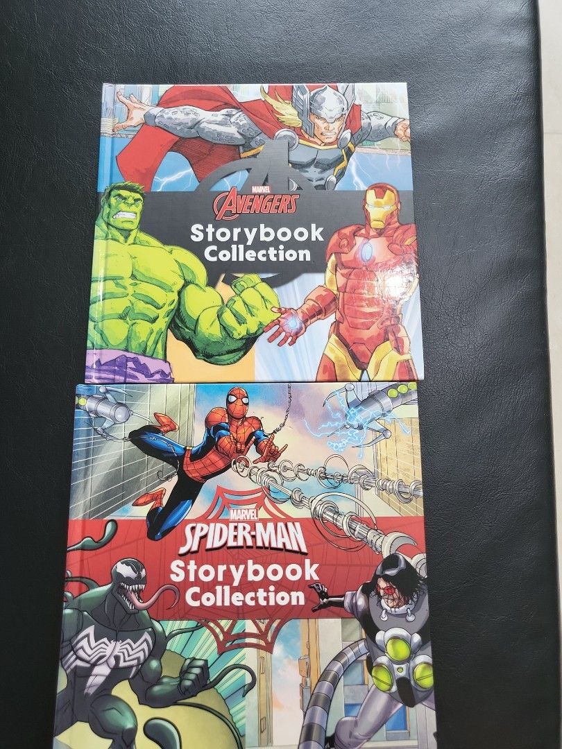 Marvel Storybook-Avengers,Spiderman storybook collection, Hobbies ...