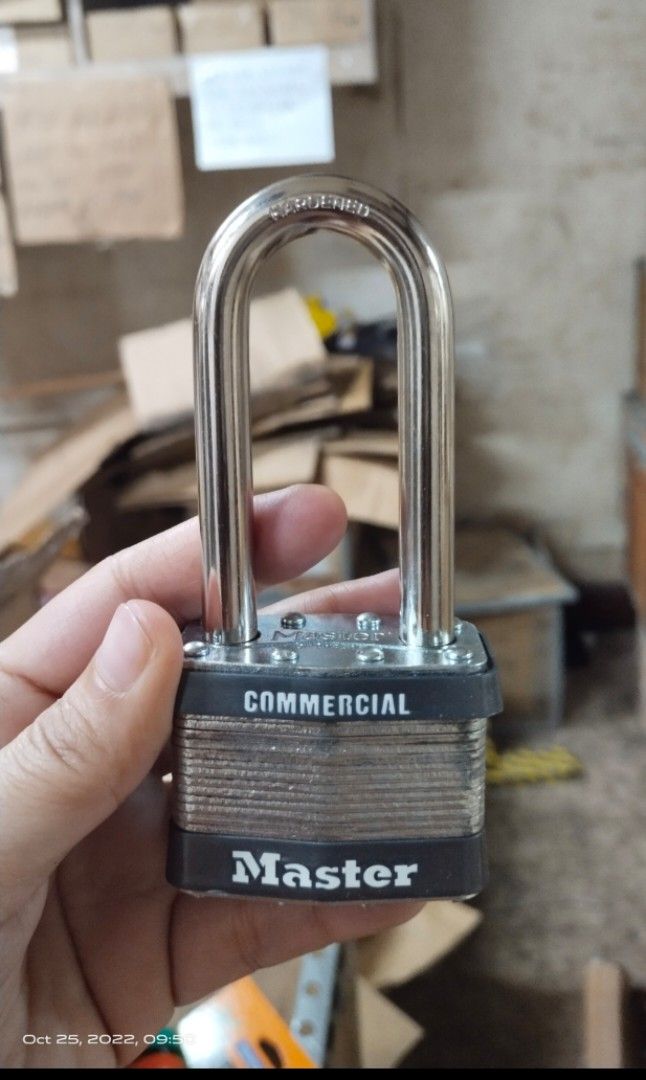 Master Padlock long shackle #5-LJ on Carousell