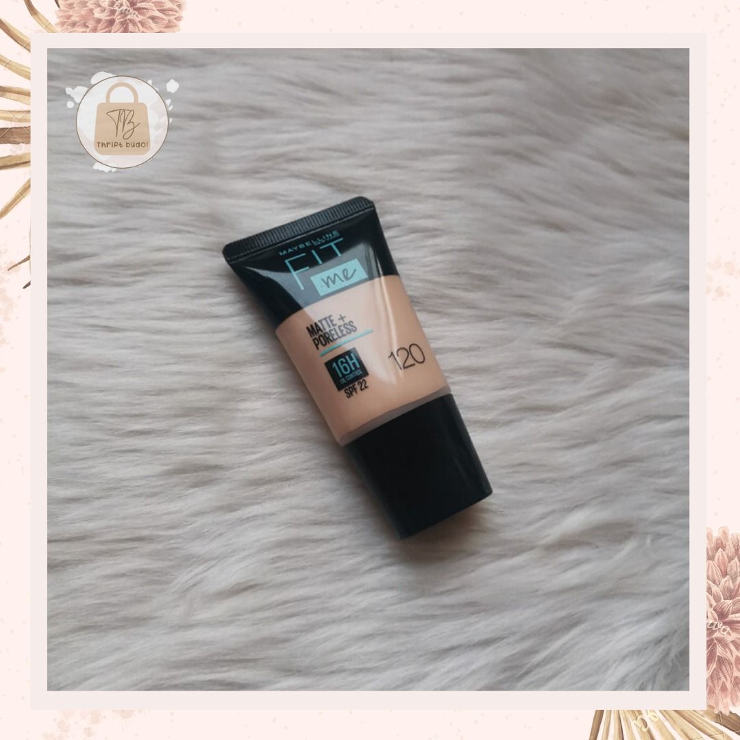 Maybelline Fit Me Matte + Poreless Liquid Foundation 18 mL | Shade 120 ...