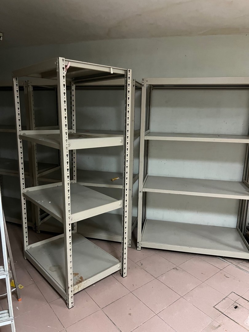 Metal Rack Adjustable Height Rack 4 Tier, Furniture & Home Living ...