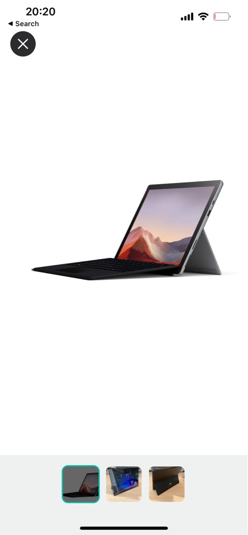 Microsoft Surface Pro 7 (Black / Intel I7 / 16GB Ram / 256gb) RRP ...