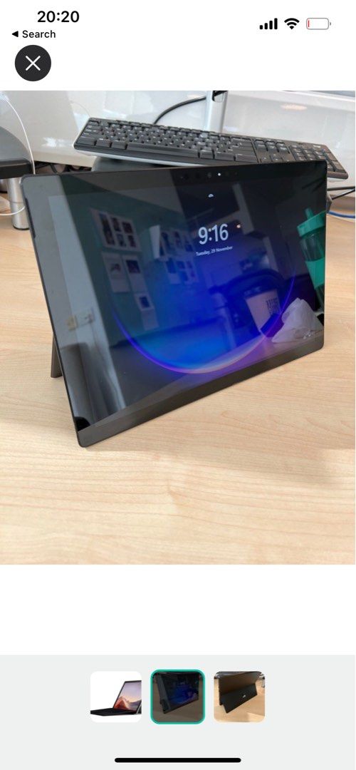 Microsoft Surface Pro 7 (Black / Intel I7 / 16GB Ram / 256gb) RRP ...