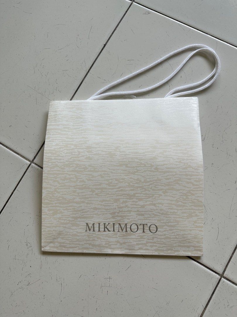 Mikimoto Paper Bag, Luxury, Bags & Wallets on Carousell