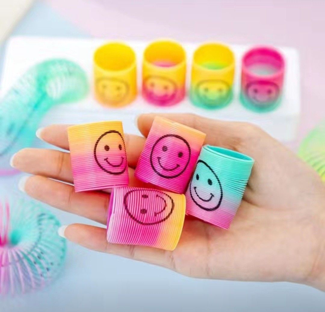 Mini Spring Toy for Kids Goodie Bag Children Day Christmas Party Gift ...