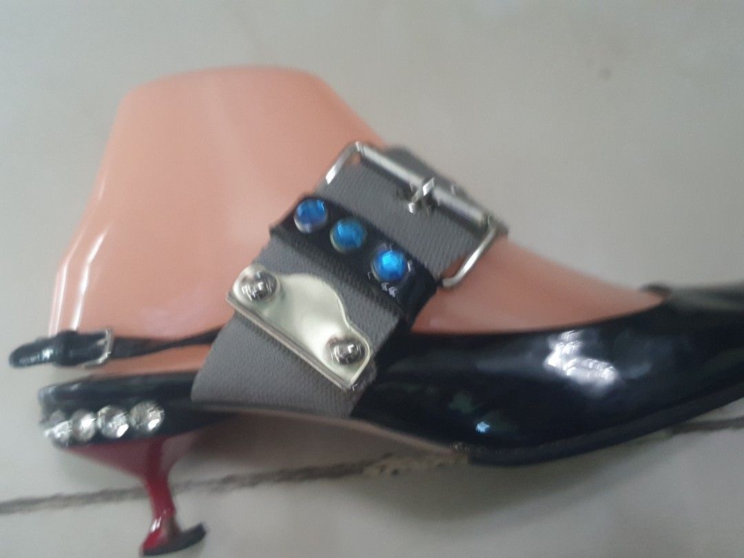 miu miu heels, Authentic, Women's Fashion, Footwear, Heels on Carousell