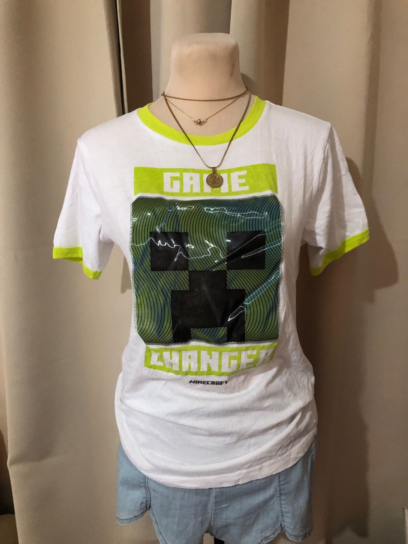 MOJANG xminecraft, Women's Fashion, Tops, Shirts on Carousell
