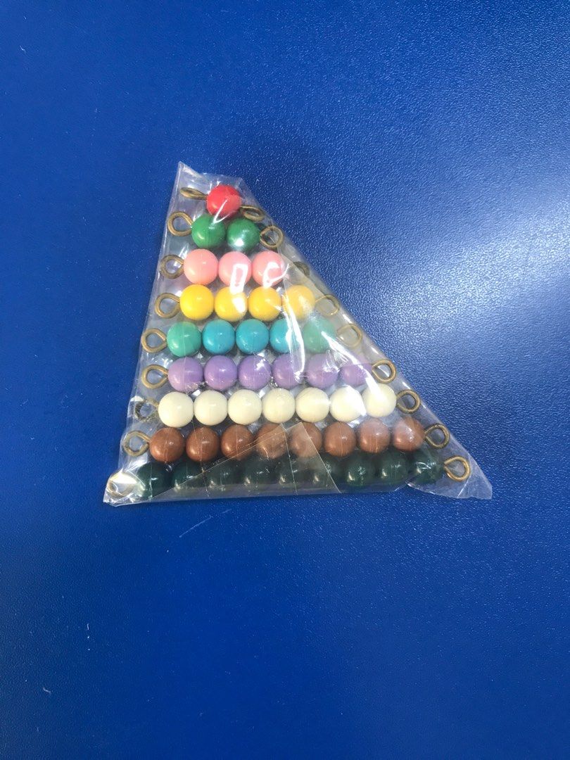 Montessori coloured bead stairs, Hobbies & Toys, Books & Magazines ...