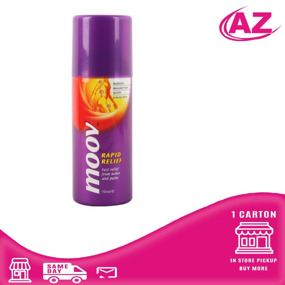 Moov Rapid Relief Spray 150ml - STORE PICKUP / SAME DAY CASH ON DELIVERY / CHOOSE YOUR BETTER ...