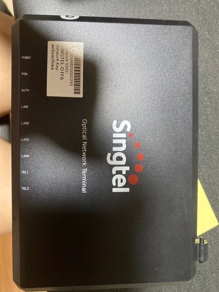 Singtel optical Network Terminal, Computers & Tech, Parts & Accessories ...