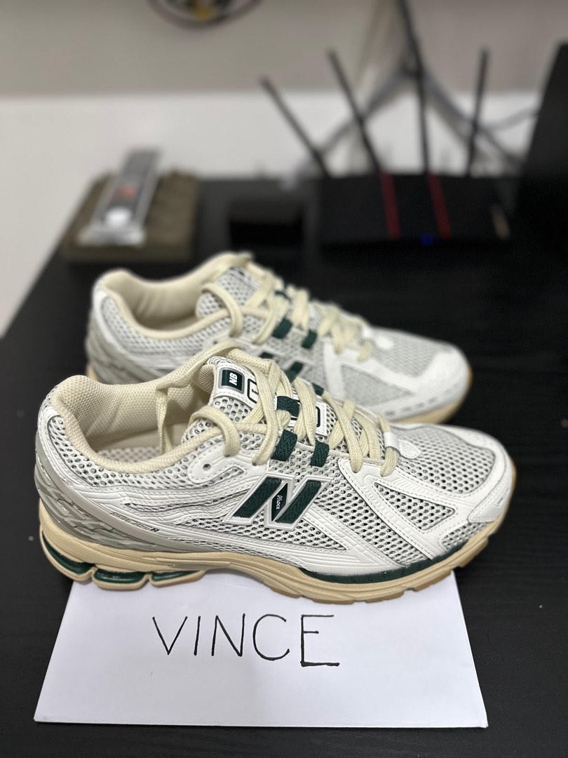 New Balance 1906R White Green Cream, Men's Fashion, Footwear, Sneakers ...