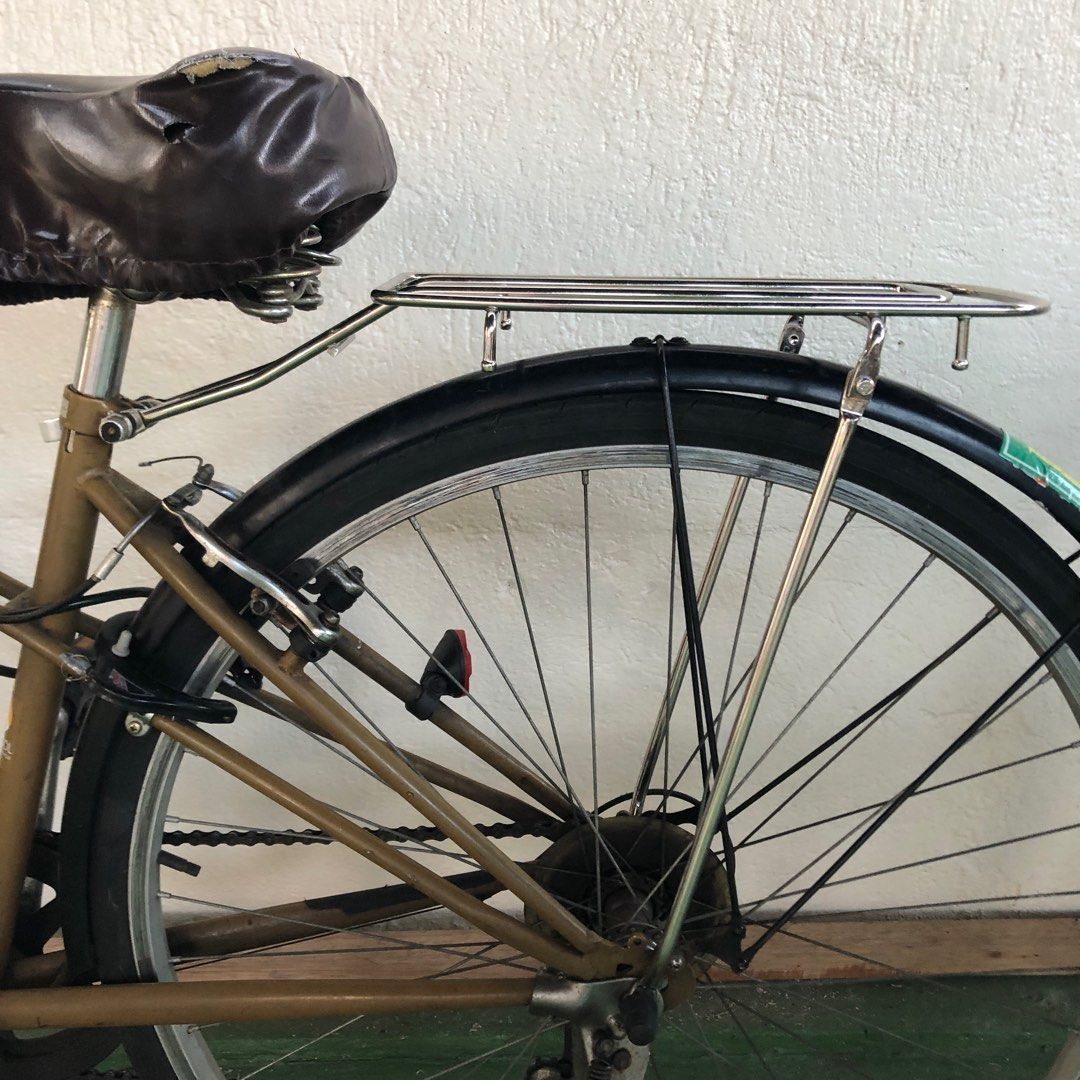 New Made in Japan Showa Industries Nagoya Stainless Bike Rear Carrier ...