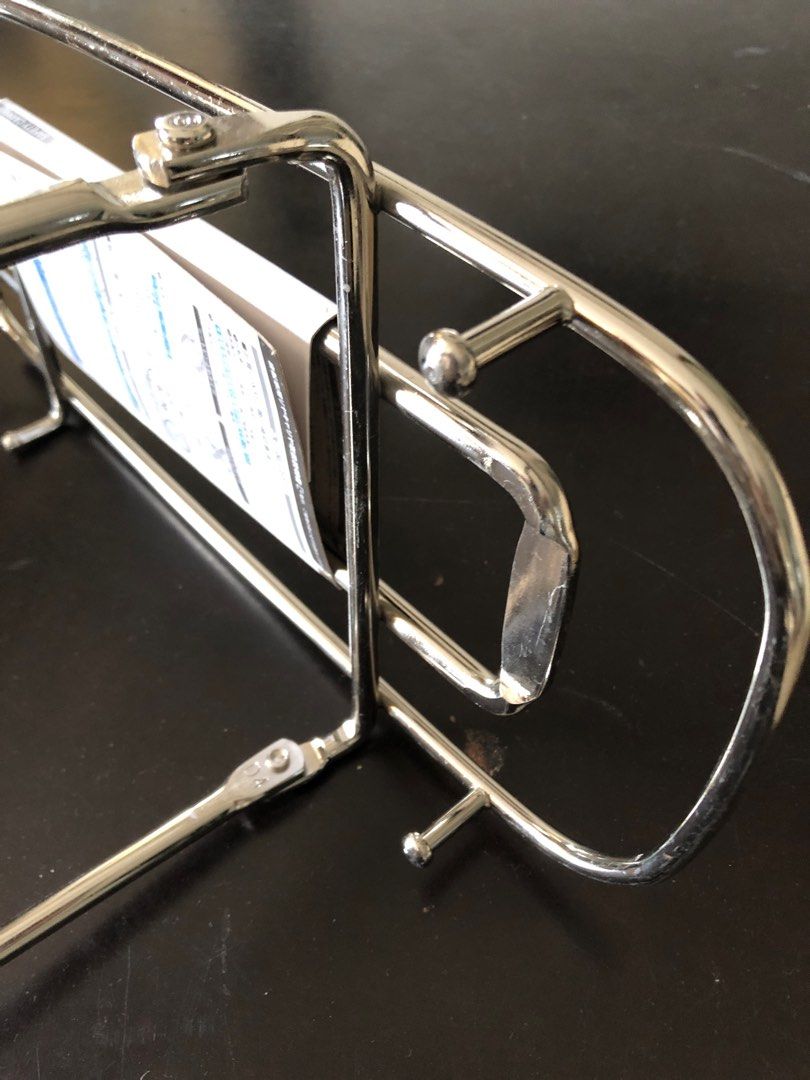New Made in Japan Showa Industries Nagoya Stainless Bike Rear Carrier ...