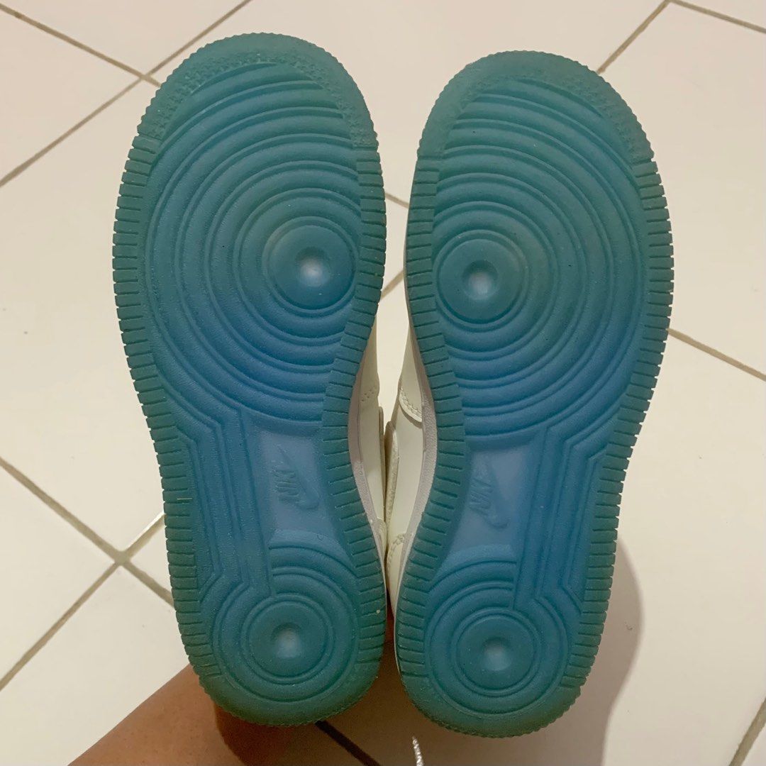 NIKE AIR FORCE 1 LX UV REACTIVE Original Size 35 Insole 22cm, Fesyen ...