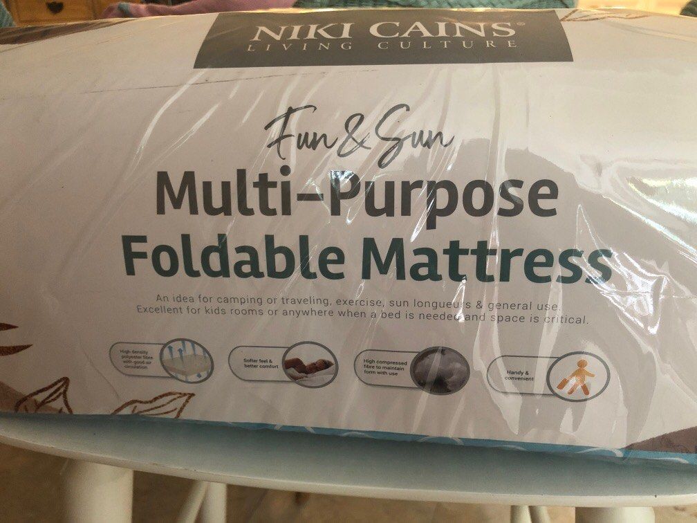 niki cain multipurpose foldable mattress, Furniture & Home Living ...