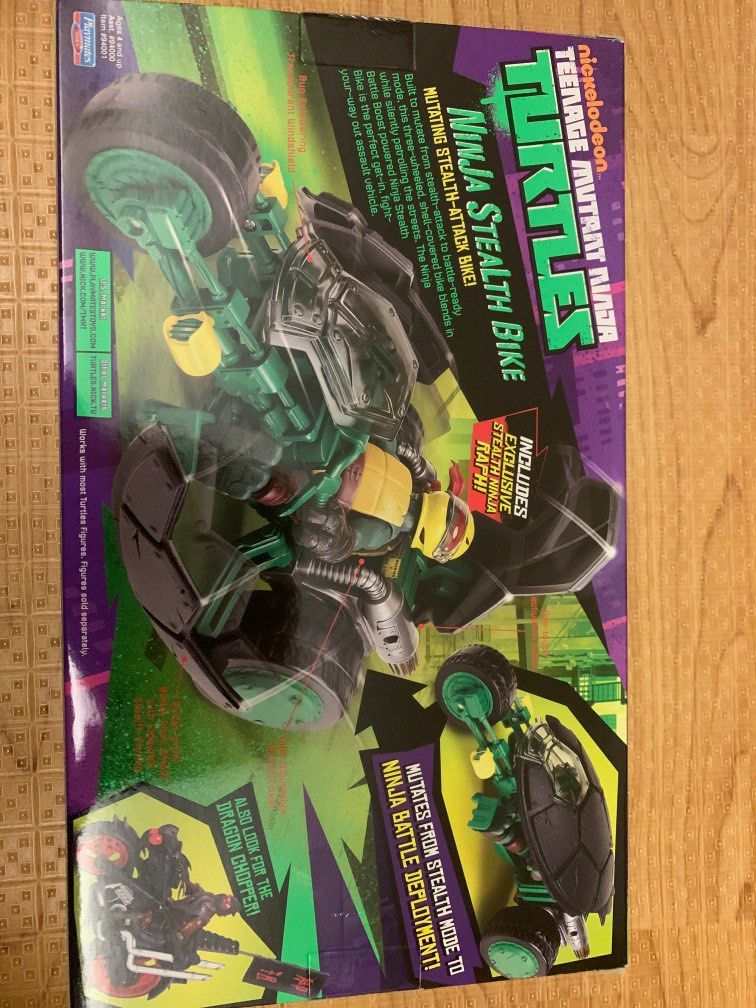 Ninja Stealth Bike with Exclusive Stealth Ninja Ralph (Teenage Mutant ...