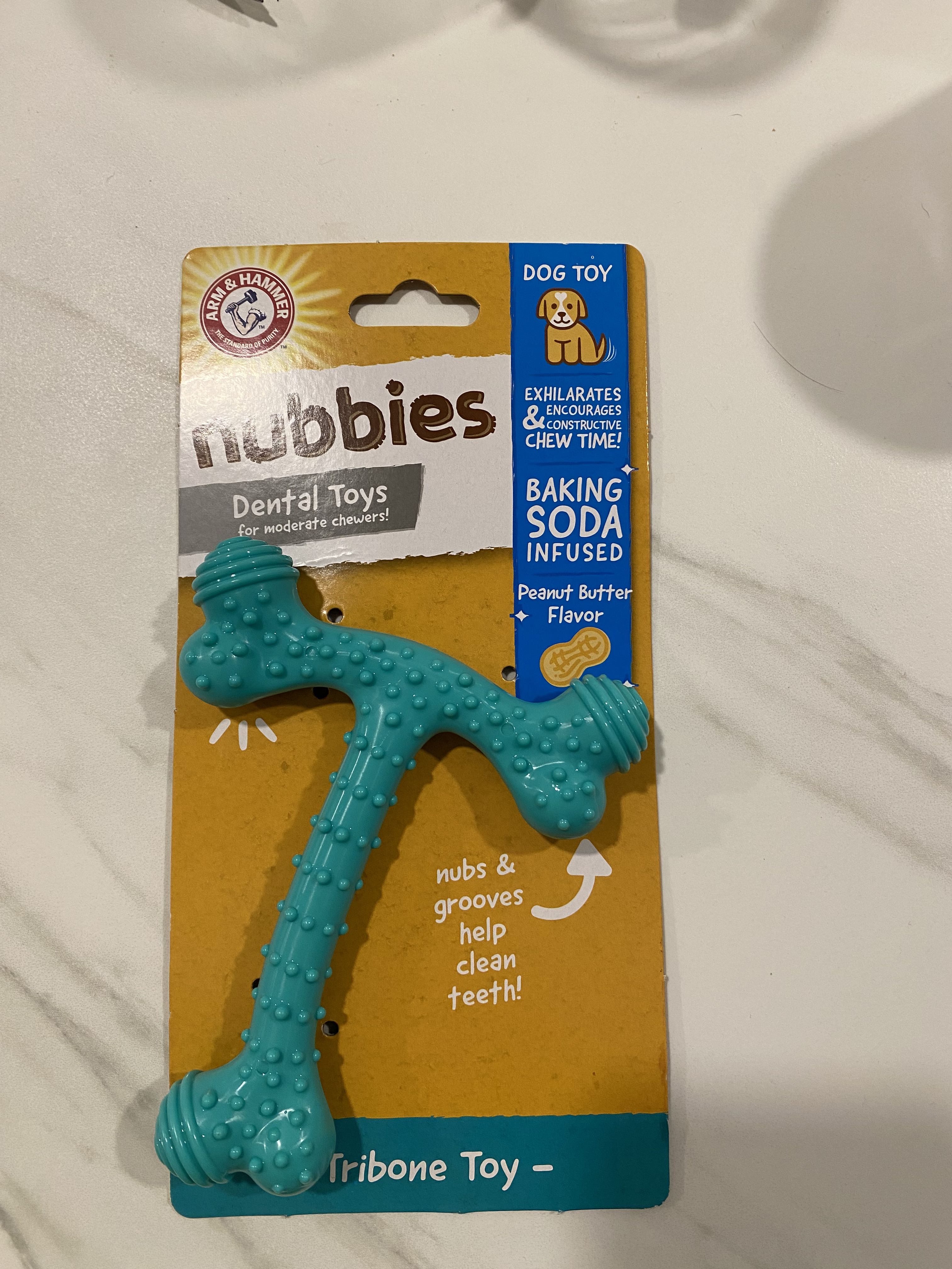 Nubbies tribone dental toy puppy dog, Pet Supplies, Homes & Other Pet ...