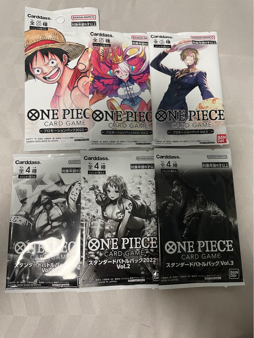 One piece TCG promo packs, Hobbies & Toys, Toys & Games on Carousell