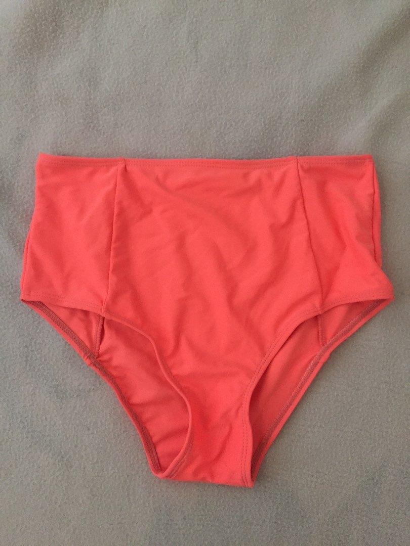 Orange High Waist Bikini Bottom On Carousell
