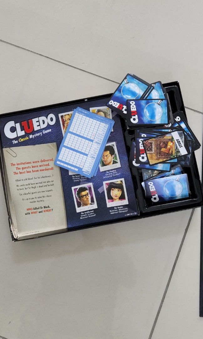 Original cluedo board game, Hobbies & Toys, Toys & Games on Carousell