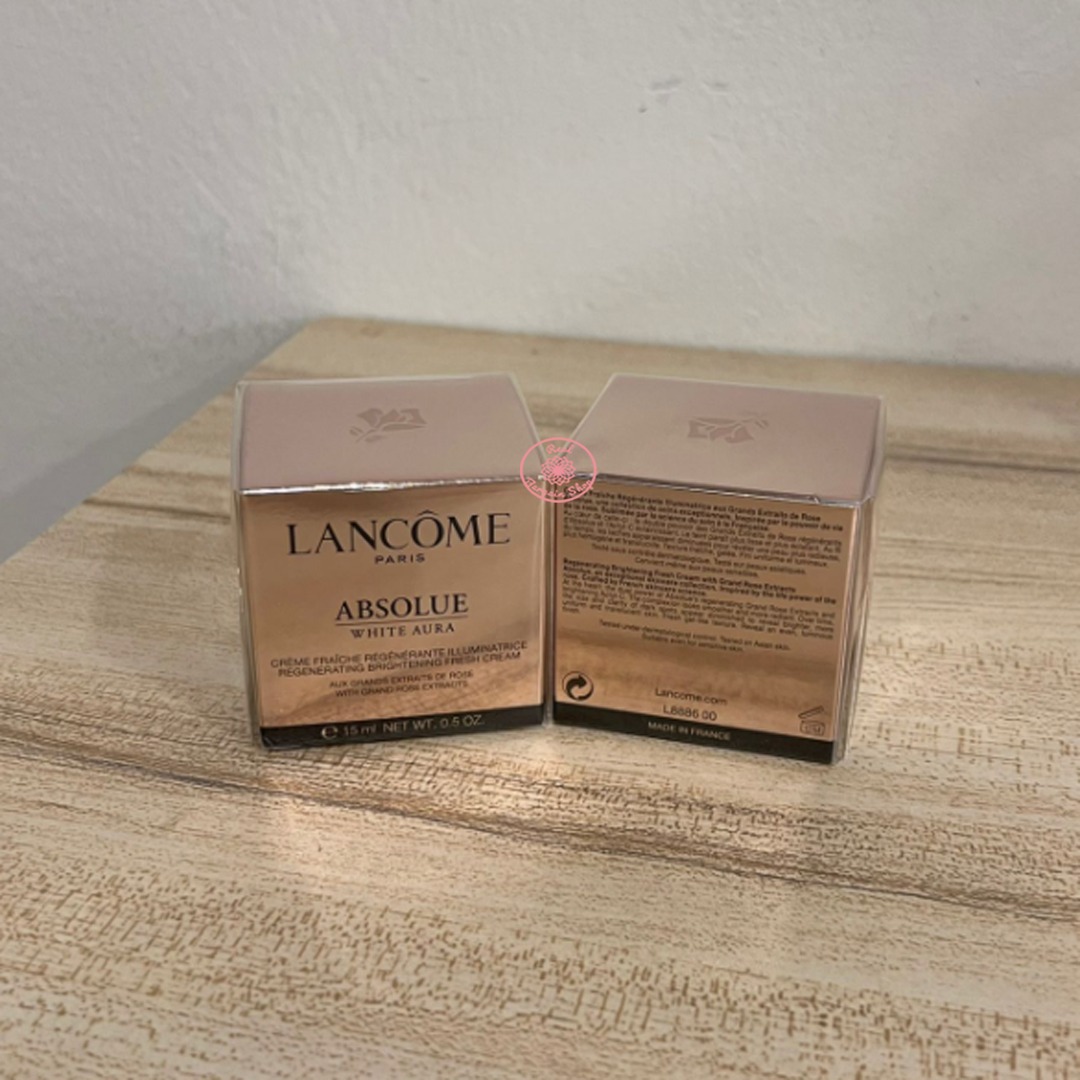 [Original] Lancome Absolue White Aura Regenerating Brightening Fresh Cream 15ml [Mini], Beauty ...