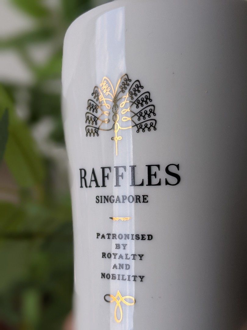 Original mug from Raffles hotel + saucer, Furniture & Home Living ...