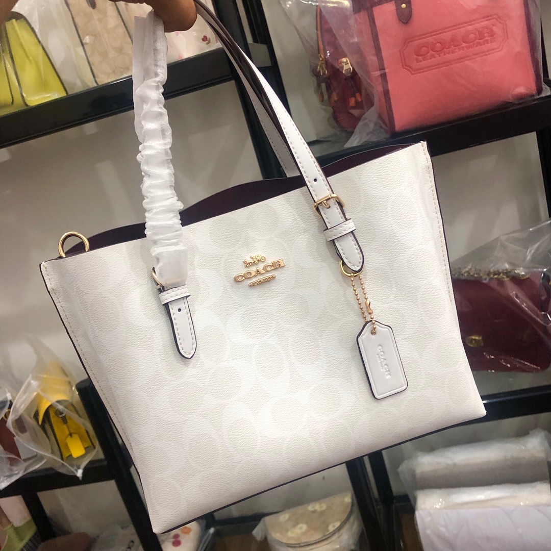 Original new Coach Mollie small tote bag, Women's Fashion, Bags ...