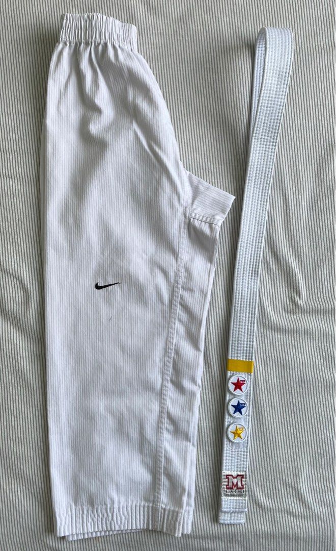 Original Nike Taekwondo Dobok and kick pad, Sports Equipment, Other ...