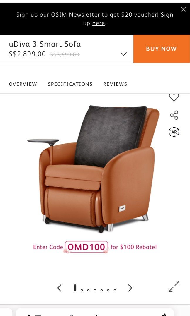 OSIM uDiva 3, Health & Nutrition, Massage Devices on Carousell