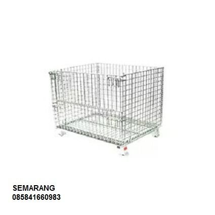 Palet besi wire mesh keranjang besi penyimpan, Serba Serbi, Others di ...