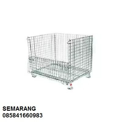 Palet besi wire mesh keranjang besi penyimpan, Serba Serbi, Others di ...