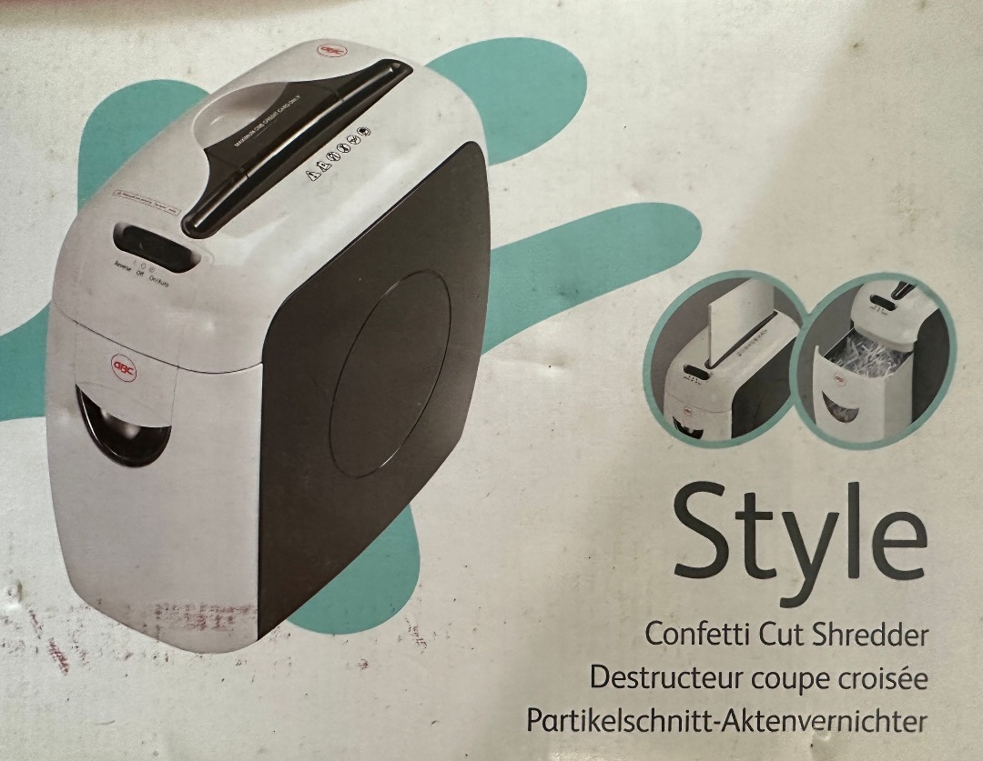 PAPER SHREDDER - CONFETTI CUT SHREDDER, Computers & Tech, Office ...