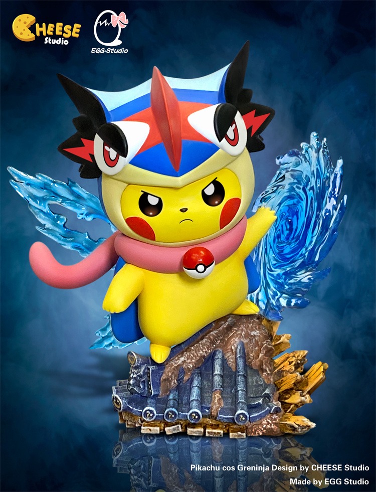 [PO] Cheese X Egg Studio - Pokemon Greninja Cosplay Pikachu - StatuesGK ...
