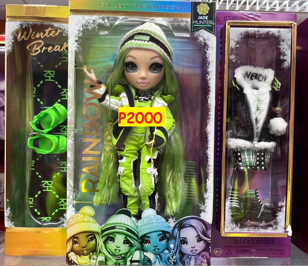 On-Hand: Rainbow High Winter Break Jade Hunter, Hobbies & Toys, Toys ...