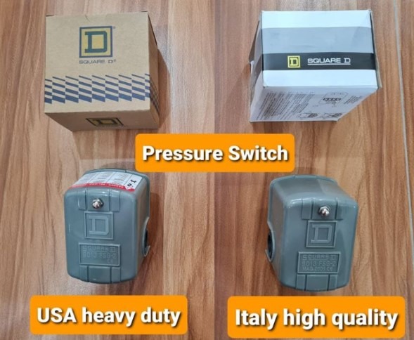 Pressure Switch Square D for Water Pump Automatic Switch Jet Pump Italy / USA 9013 FSG-2 (per pc ...
