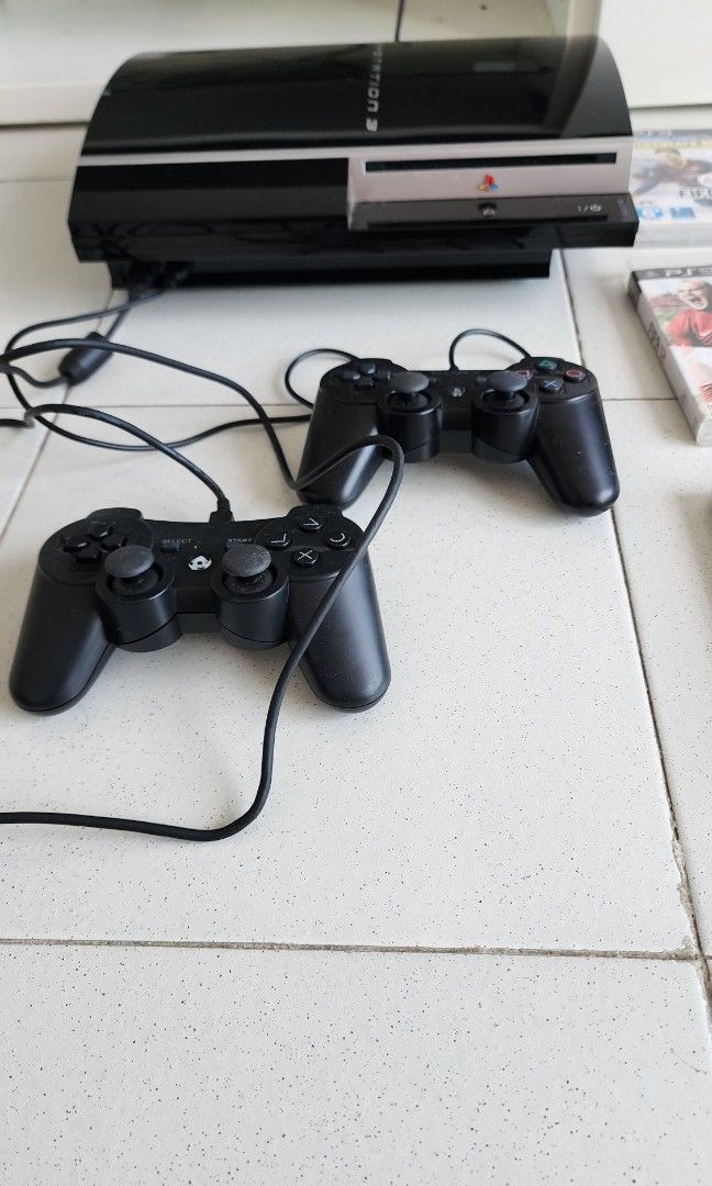 PS3 with 2 wireless controller and 11 games, Video Gaming, Video Games ...