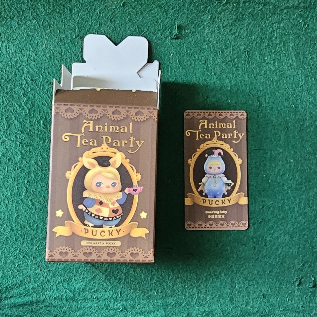 Pucky Tea Party - Blue Frog Baby, Hobbies & Toys, Toys & Games on Carousell