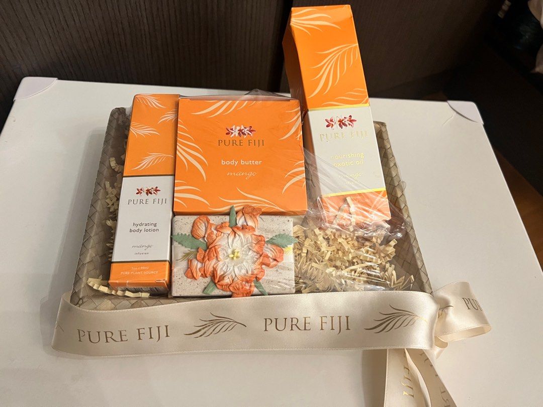 Pure Fiji Mango body care gift set, Beauty & Personal Care, Bath & Body ...