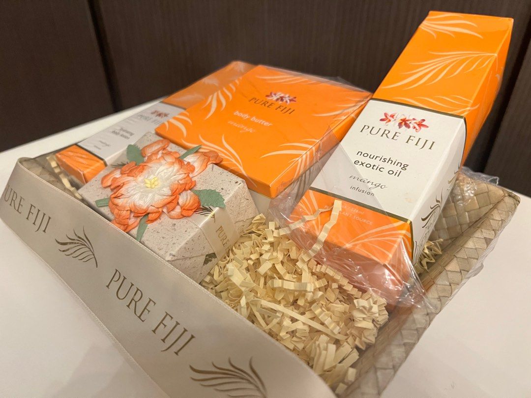 Pure Fiji Mango body care gift set, Beauty & Personal Care, Bath & Body ...