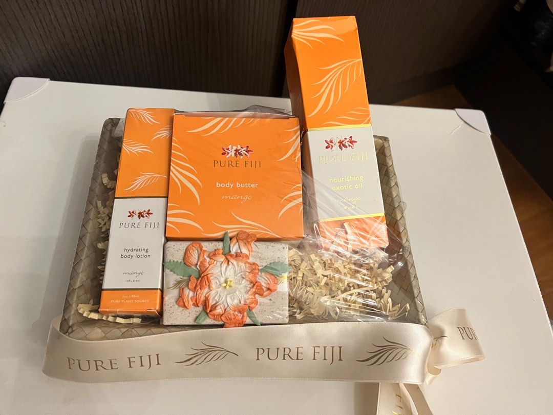 Pure Fiji Mango body care gift set, Beauty & Personal Care, Bath & Body ...