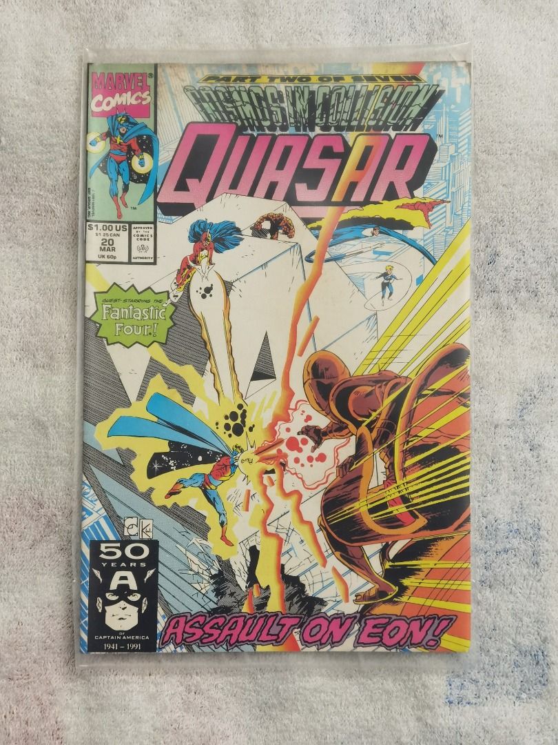 QUASAR (1989) issue 20. 'Cosmos In Collision Part Two', Hobbies & Toys ...